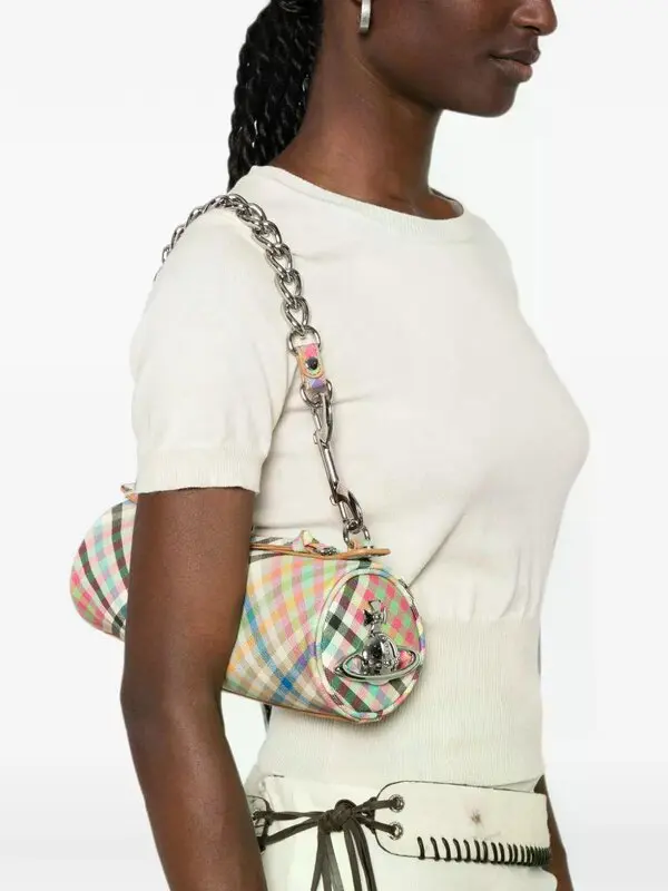 VIVIENNE WESTWOOD Cindy Orb Plaque Shoulder Bag
