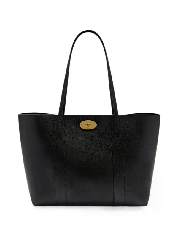 Mulberry Bayswater Grained Leather Tote Bag - Black