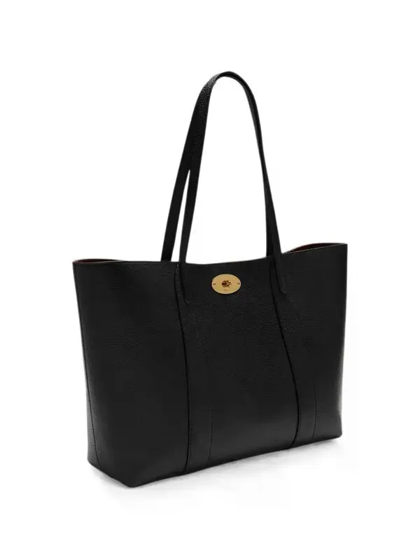 Mulberry Bayswater Grained Leather Tote Bag - Black