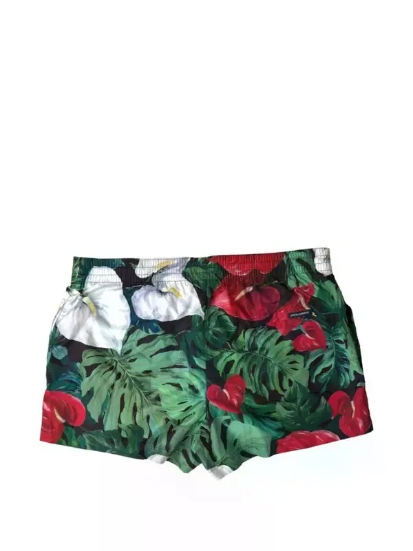 Dolce & Gabbana Floral Print Swim Shorts