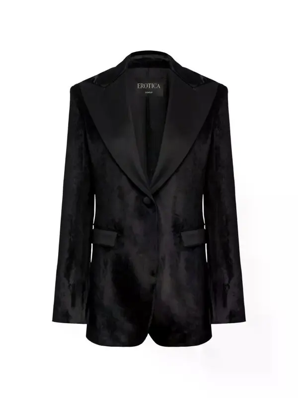 DONDUP Velvet Peak-lapel Blazer