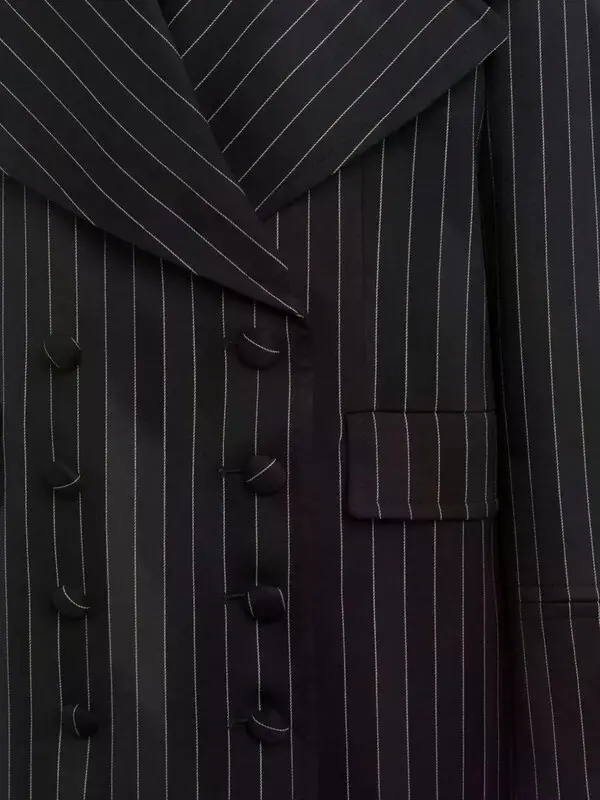 DONDUP Pinstripe Double-breasted Coat