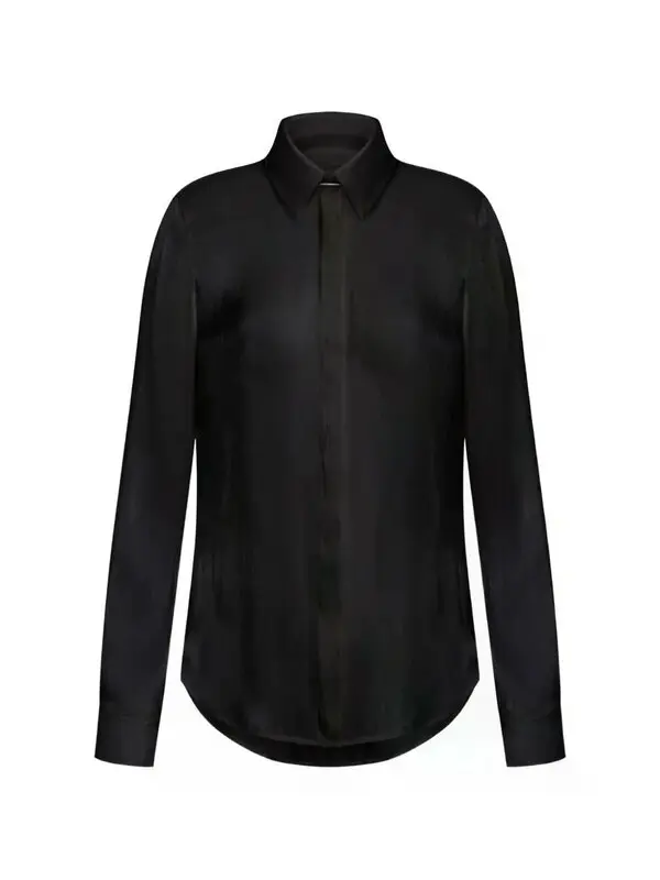 DONDUP Satin Finish Long Sleeve Shirt