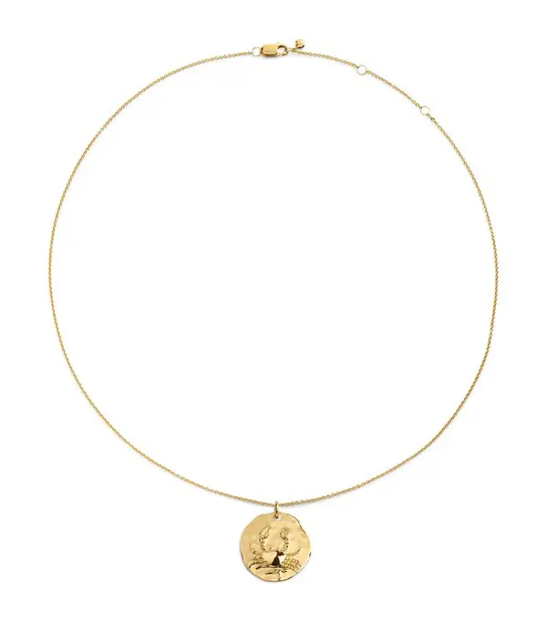Monica Vinader Vermeil Zodiac Cancer Pendant Necklace - Gold