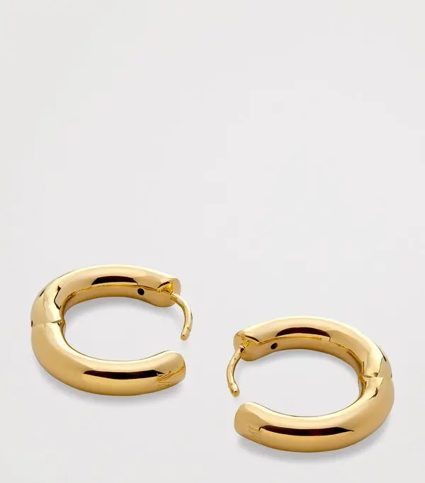 Monica Vinader Small Vermeil Essential Hoop Earrings