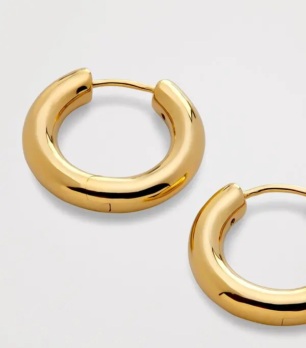 Monica Vinader Small Vermeil Essential Hoop Earrings