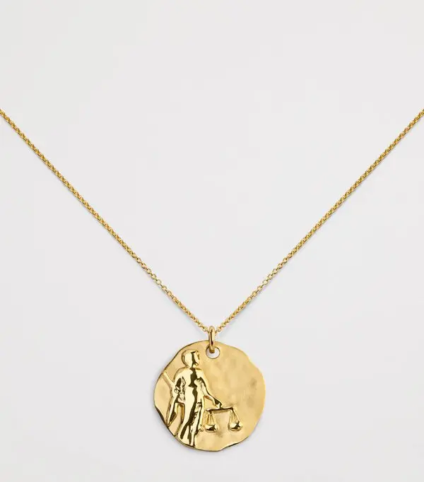 Monica Vinader Vermeil Zodiac Libra Necklace