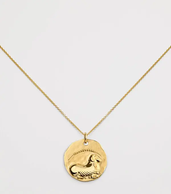 Monica Vinader Vermeil Zodiac Aries Necklace