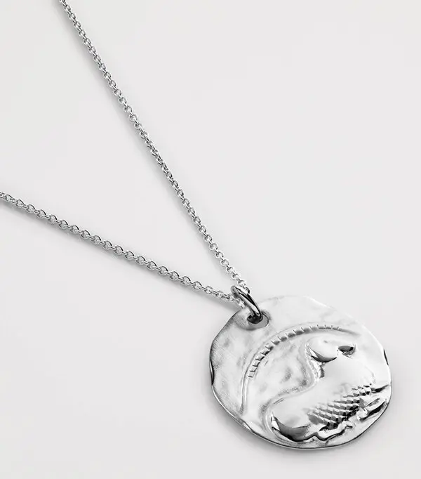 Monica Vinader Sterling Aries Zodiac Necklace