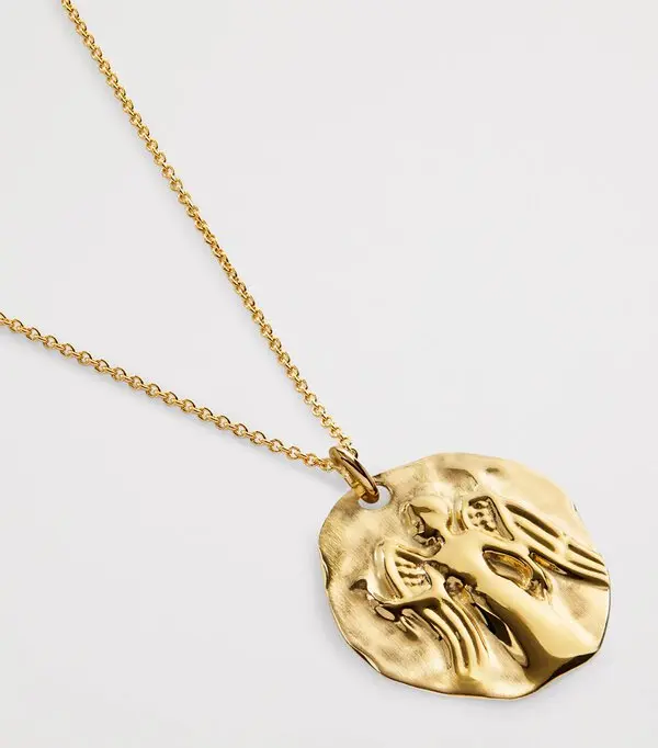 Monica Vinader Vermeil Zodiac Virgo Necklace