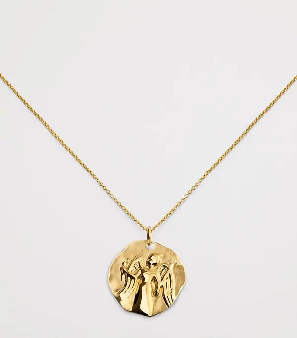 Monica Vinader Vermeil Zodiac Virgo Necklace