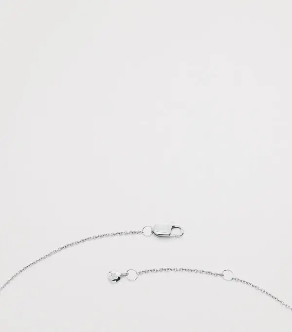 Monica Vinader Sterling Virgo Zodiac Necklace