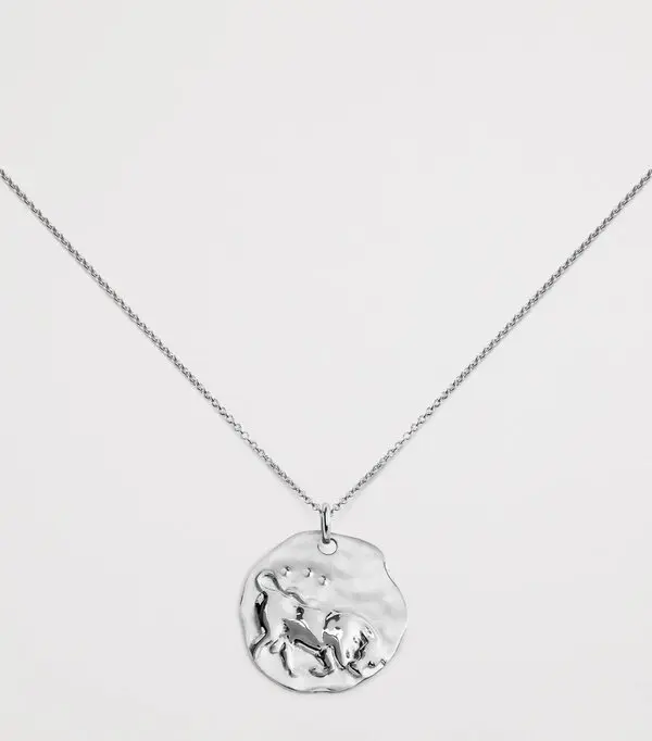 Monica Vinader Sterling Taurus Zodiac Necklace