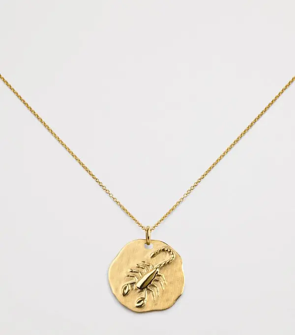 Monica Vinader Vermeil Zodiac Scorpio Necklace