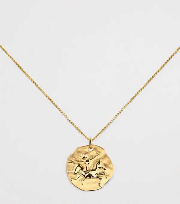 Monica Vinader Vermeil Zodiac Sagittarius Necklace
