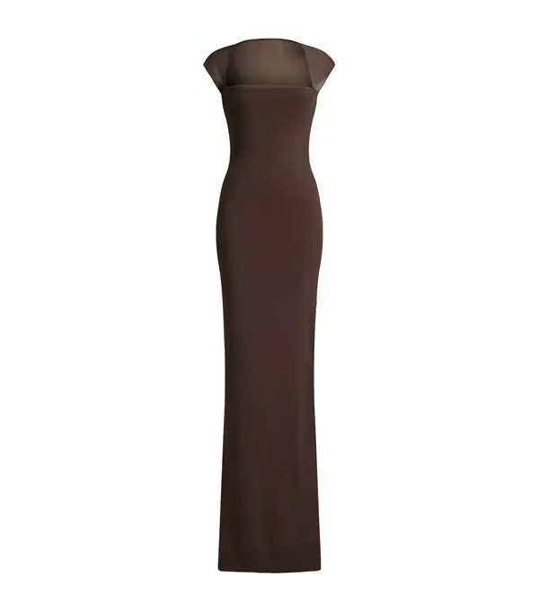 Ralph Lauren Jersey Waverley Maxi Dress