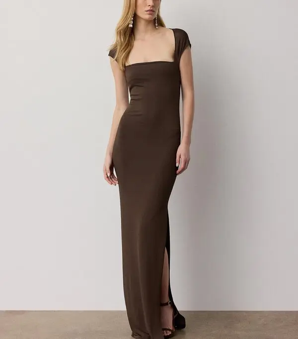 Ralph Lauren Jersey Waverley Maxi Dress