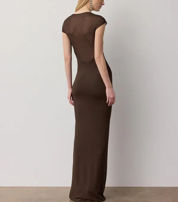 Ralph Lauren Jersey Waverley Maxi Dress
