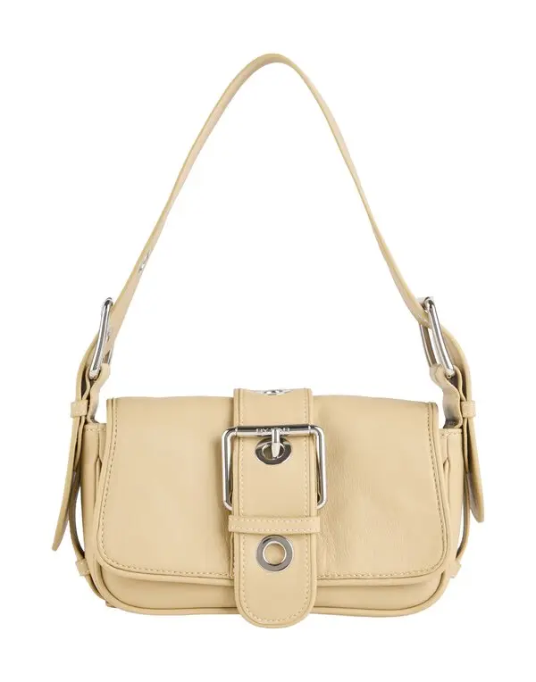 By Far Handbag Khaki Lambskin