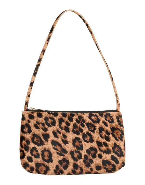 MANSUR GAVRIEL Gaia Leopard Print Calf Hair Handbag