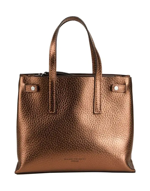 GIANNI CHIARINI Bronze Leather Tote