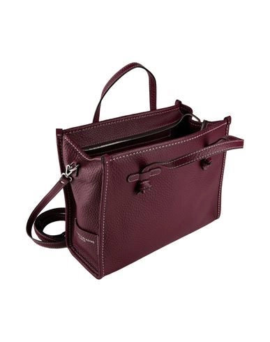 GIANNI CHIARINI Pebbled Leather Tote - Garnet
