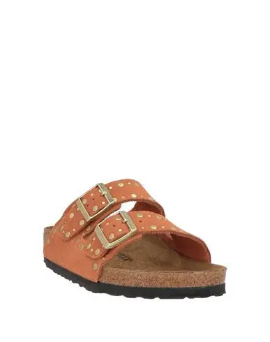 BIRKENSTOCK Sandals Rust Size Leather