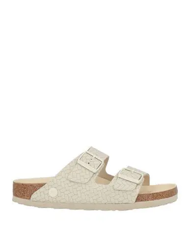 BIRKENSTOCK Sandals Size Leather - Beige