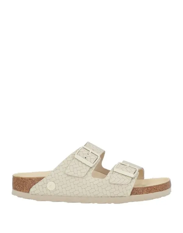 BIRKENSTOCK Leather Sandals - Beige