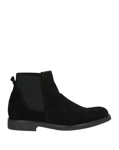 CALPIERRE Dark Suede Chelsea Ankle Boots - Black