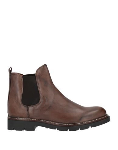 CALPIERRE Dark Leather Chelsea Boots - Dark Brown
