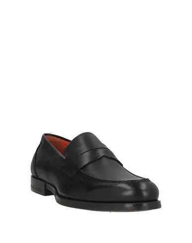 Santoni Loafers Size Leather