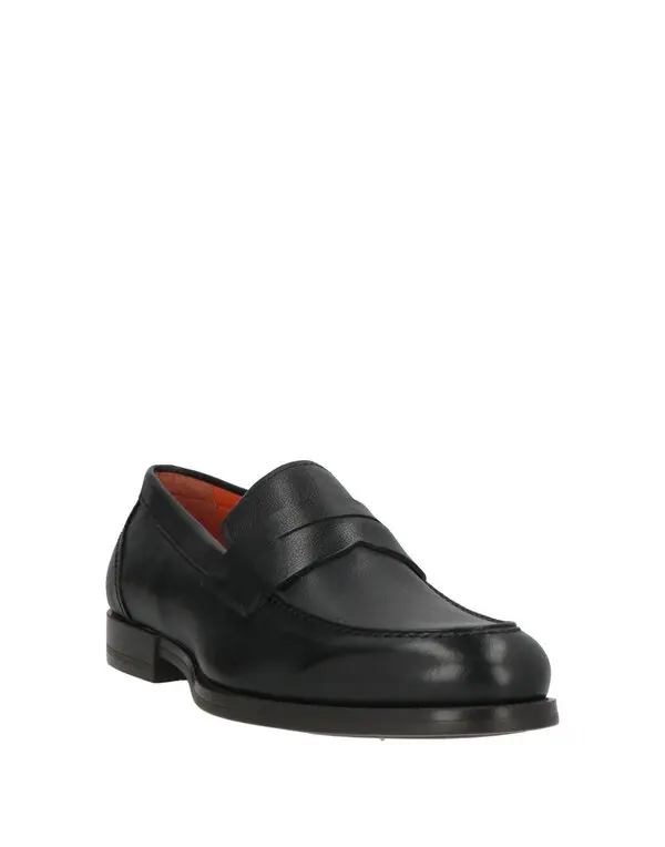 Santoni Loafers Size Leather