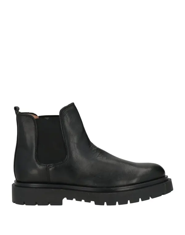 CALPIERRE Ankle Boots Size Leather - Black