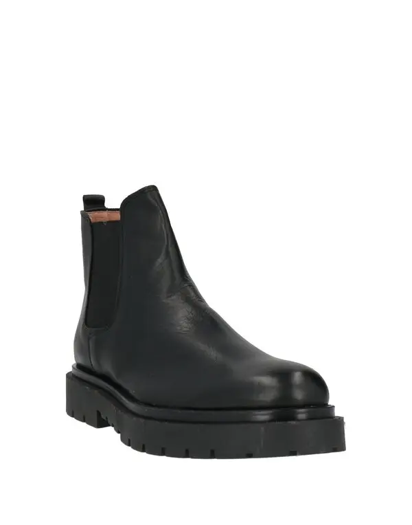 CALPIERRE Ankle Boots Size Leather - Black
