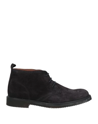 CALPIERRE Suede Ankle Boots - Midnight Blue