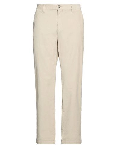 Timberland Cotton And Elastane Chino Pants With Cow Leather Details - Light Grey