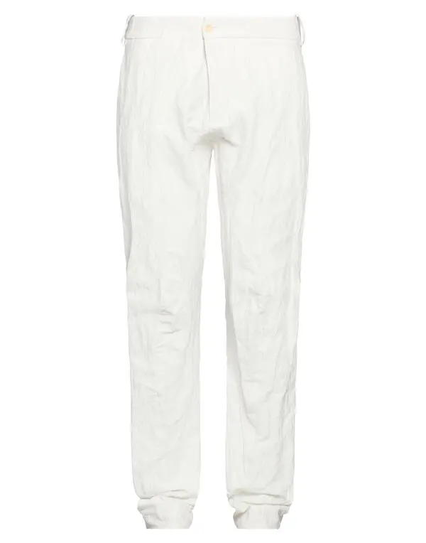 Masnada Cotton Blend Pants With Metal Fiber And Elastane