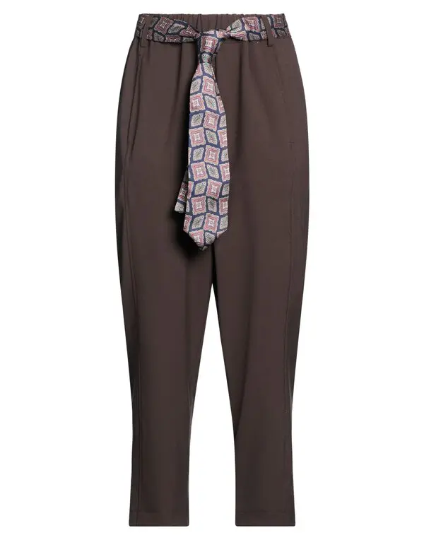 OLTRE Straight-leg Twill Pants With Belt