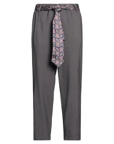 OLTRE Pants Charcoal Size Polyester, Viscose, Elastane