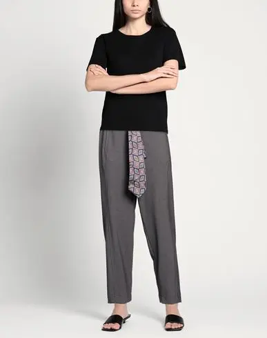 OLTRE Pants Charcoal Size Polyester, Viscose, Elastane