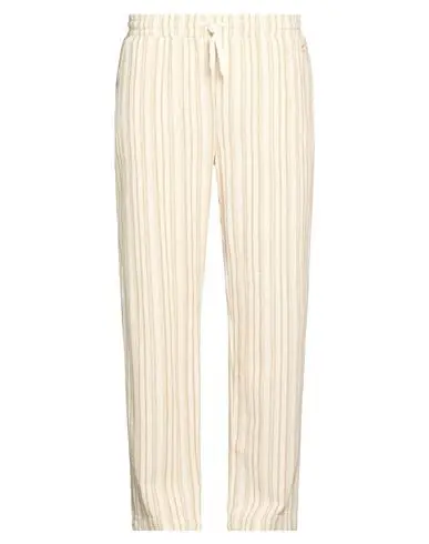 LES DEUX Pants Cream Size Cotton, Polyester, Elastane