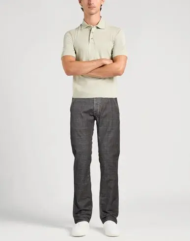 JACOB COHЁN Pants Charcoal Size Cotton, Elastane