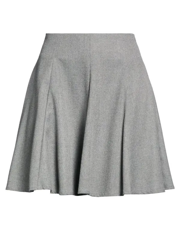 KAOS Mini Skirt Size Polyester, Viscose, Elastane - Grey