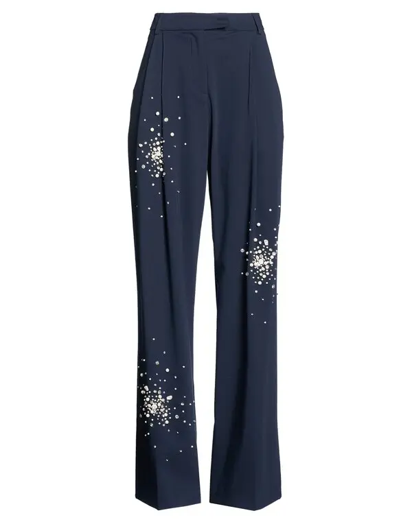 DES_PHEMMES Wide-leg Embellished Trousers