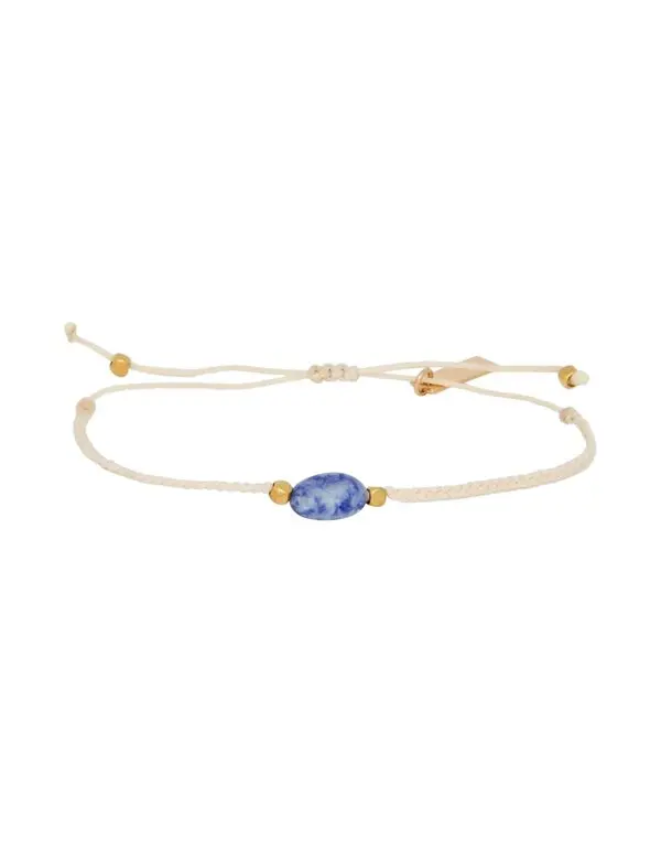 Isabel Marant Étoile Polyester, Stone, And Brass Bracelet
