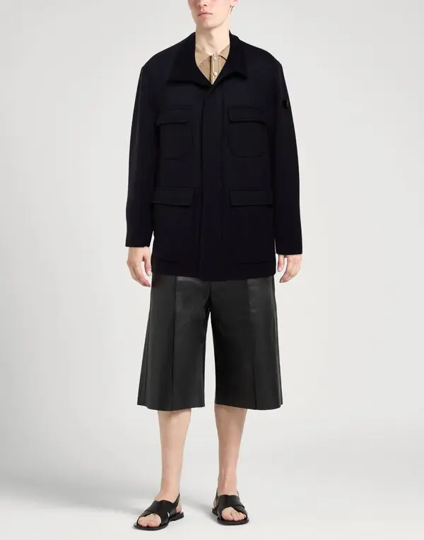 Peuterey Coat Midnight Size Polyacrylic, Wool, Elastane