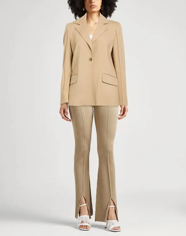CARACTÈRE Blazer Sand Size Viscose, Polyester, Elastane