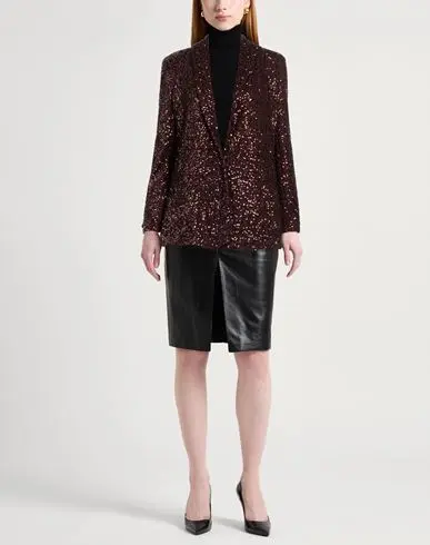 MANILA GRACE Blazer Chocolate Size Polyester, Lamous