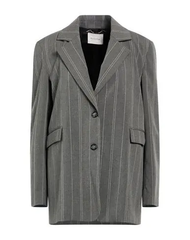 MANILA GRACE Blazer Size Polyester, Viscose, Elastane - Grey